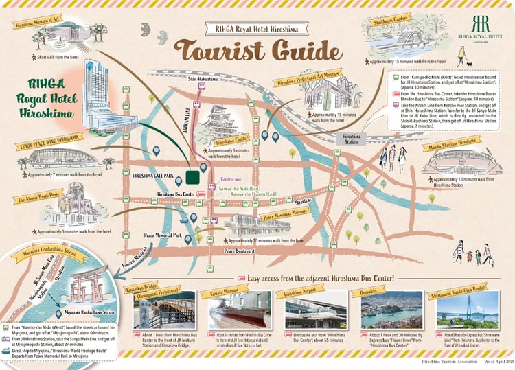 Local Attractions | RIHGA Royal Hotel Hiroshima