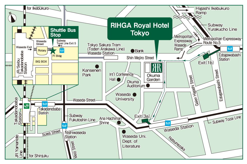 Location | RIHGA Royal Hotel Tokyo